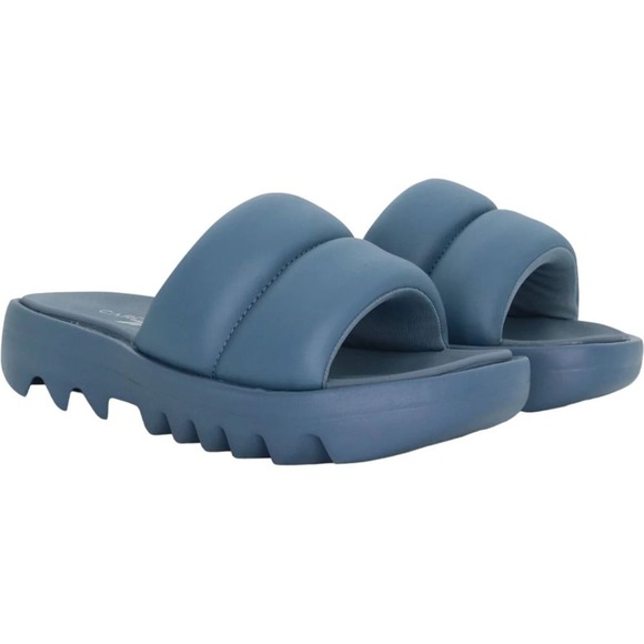 Reebok | Shoes | Reebok Womens X Cardi B Blue Slides W Box Us8 | Poshmark